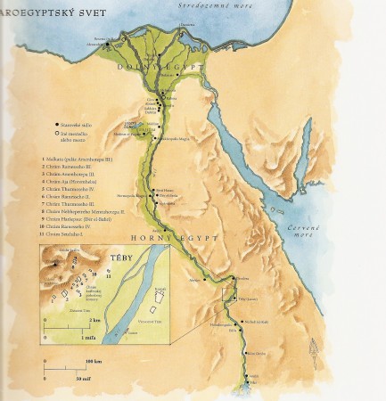 Mapa Starovekého Egypta.jpg :: Egyptológia